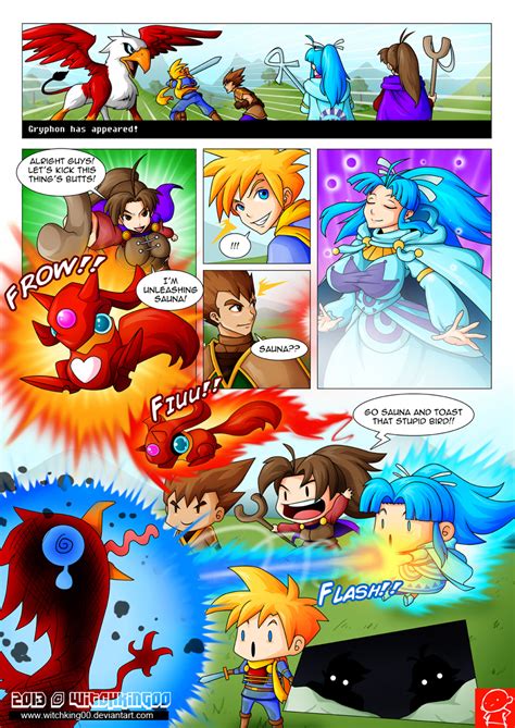 New Golden Sun Comic Comission By Witchking00 On Deviantart