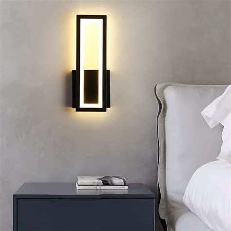 17 W Rectangle Wall Lights Indoor Led Wall Light Modern Iron Wall