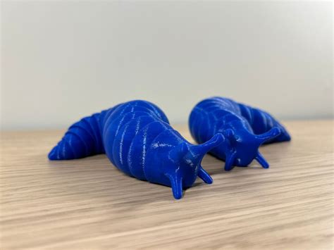 Friendly Slug Articulated Fidget Toy Various Sizes And Colors Etsy