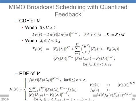 Ppt Mimo Broadcast Scheduling With Limited Feedback Powerpoint Presentation Id4499563