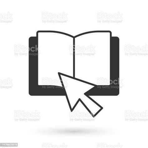 회색 온라인 책 아이콘은 흰색 배경에 격리되어 있습니다 인터넷 교육 개념 E 러닝 리소스 원격 온라인 과정 벡터 0명에 대한 스톡 벡터 아트 및 기타 이미지 Istock