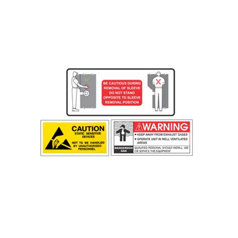Security Warning And Caution Labels Color Multicolor At Best Price