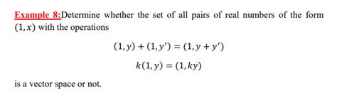 Solved Example Determine Whether The Set Of All Pairs Of Chegg