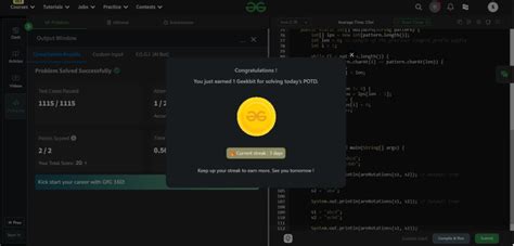 Shruti Sree On Linkedin Gfg160dayschallenge Geeksforgeeks Codingjourney