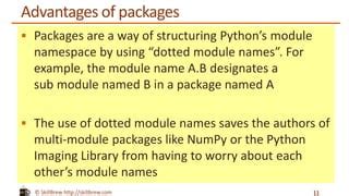 Python Programming Essentials M18 Modules And Packages PPTX Programming Languages