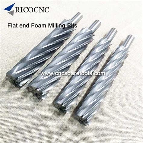 Flat End Foam Milling Tools Long Foam Cutters EPS Foam Router Bits