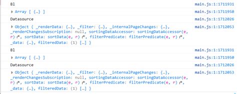 Material Table Datasource Storing Data In Filtereddata Property Instead Of Data Property