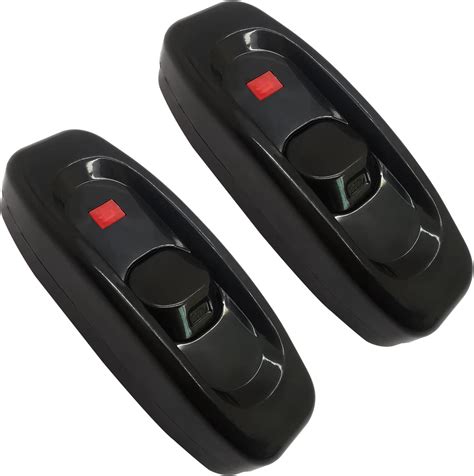 Torpedo Switch [2 Pack] Sftlite White Inline Switch Use Inline 2 Or 3 Core Inline Lamp Light