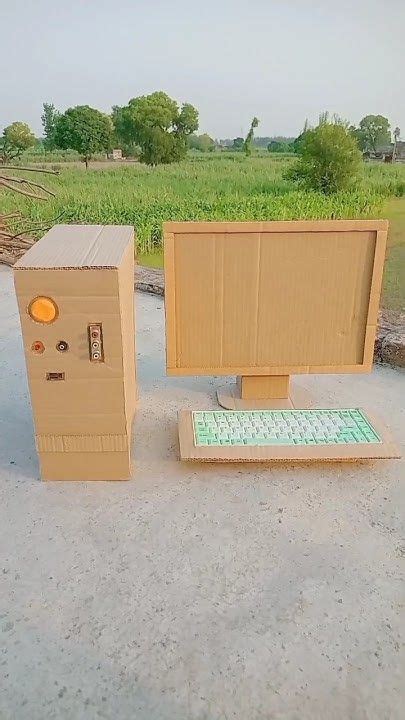 How To Make Computer Model With Cardboard 🖥️ Computer Model Making