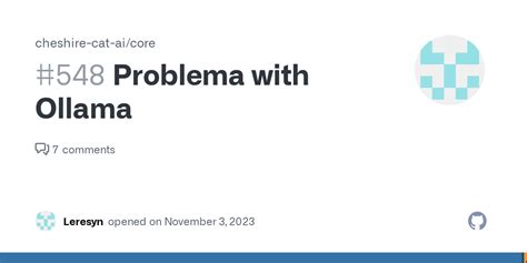 Problema With Ollama · Issue 548 · Cheshire Cat Aicore · Github