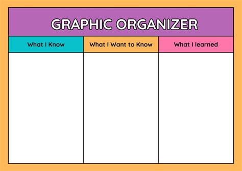 Free Printable Graphic Organizer Templates To Customize Canva