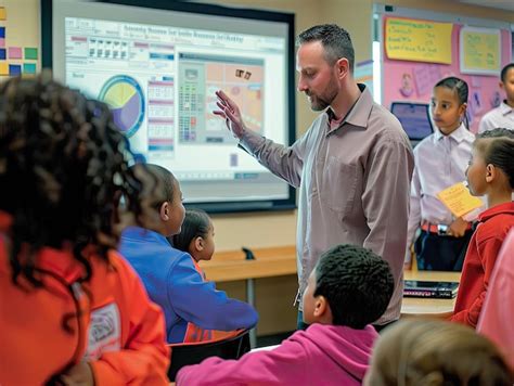 Interactive Classroom Activity Premium Ai Generated Image