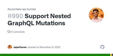 Support Nested Graphql Mutations · Issue 990 · Azure Data Api Builder · Github
