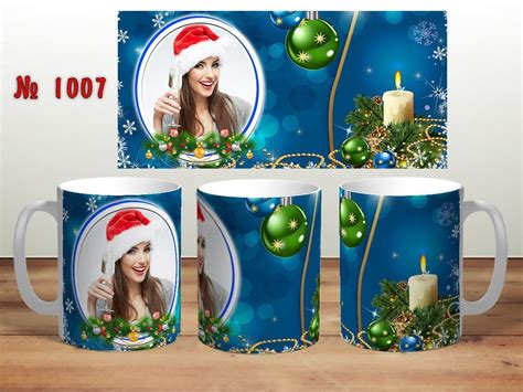 Купити Чашка з червоним принтом на Новий Рік та Вашим фото 1515150587 в інтернет магазині