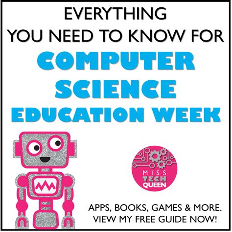 Awesome Computer Science Week Activities Miss Tech Queen