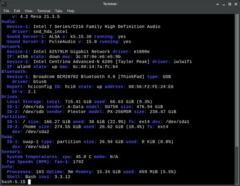 Inxi Full Featured Cli System Information Tool Michael Darantos Blog