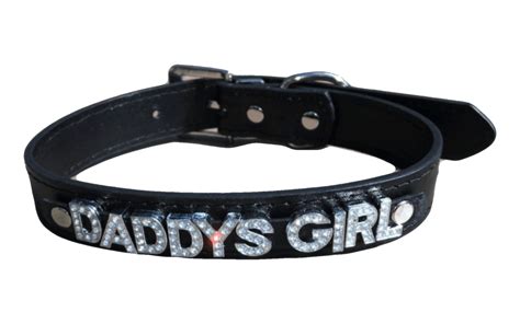 Daddys Girl • Rhinestone Collar • Choose Your Color Plug Emporium