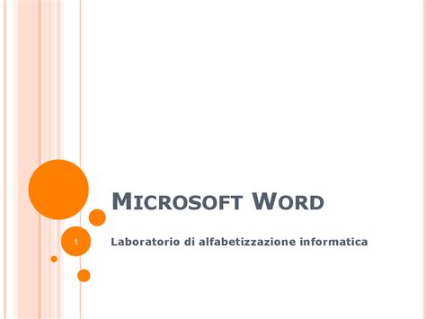 Slide Microsoft Word Docsity
