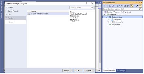 How To Use PDF Vision Net Library Under Windows