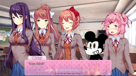 Dokis Meets Mickey Mouse [ddlc Dialog Gen] Ddlc