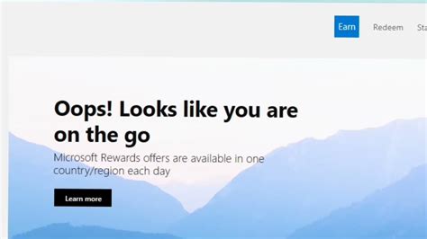Microsoft Reward Oops Looks Like You Are On The Go Problem Solved 100🤩 T Card Not Showing