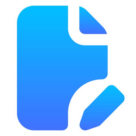 File Generic Flat Gradient Icon