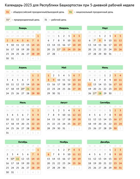 Выходные и праздничные дни в 2023 году разъяснение Стерлитамак онлайн