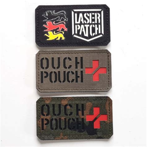 Ouch Pouch Mit Roten Kreuz Patch Mit Klett