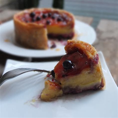 Blackcurrant Parisian Custard Tart Recipe Frédéric Cassels Amazing