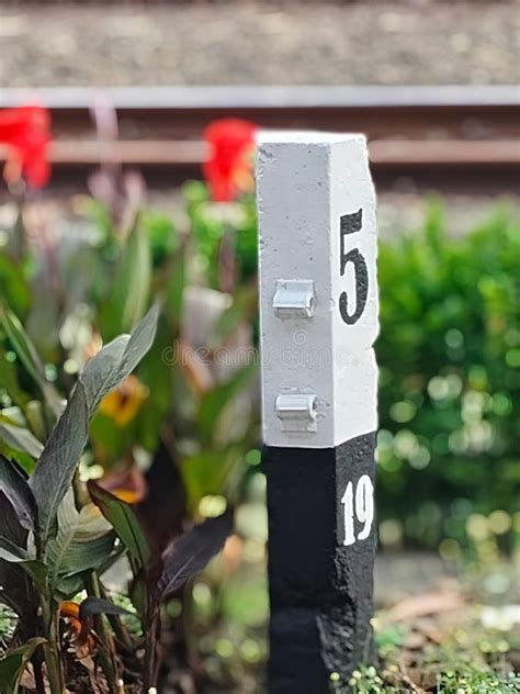 Railway Platform Number A Close Up View Stock Image Image Of View Number 327636767