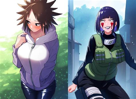 Hinata And Tsume Body Swap By Creamway On Deviantart