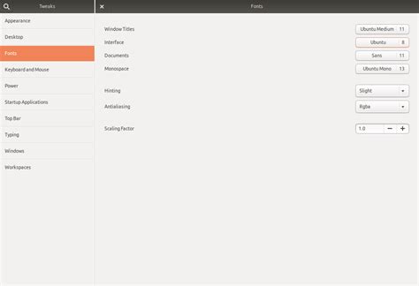 Unity What Are The Default Fonts On Ubuntu Ask Ubuntu