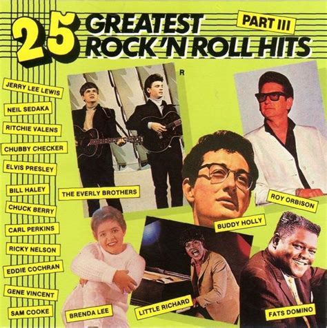 25 Greatest Rock N Roll Hits Part Iii Cd Album 1987 Aukro