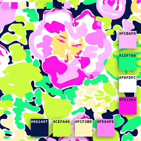 Lilly Pulitzer Hex Colors