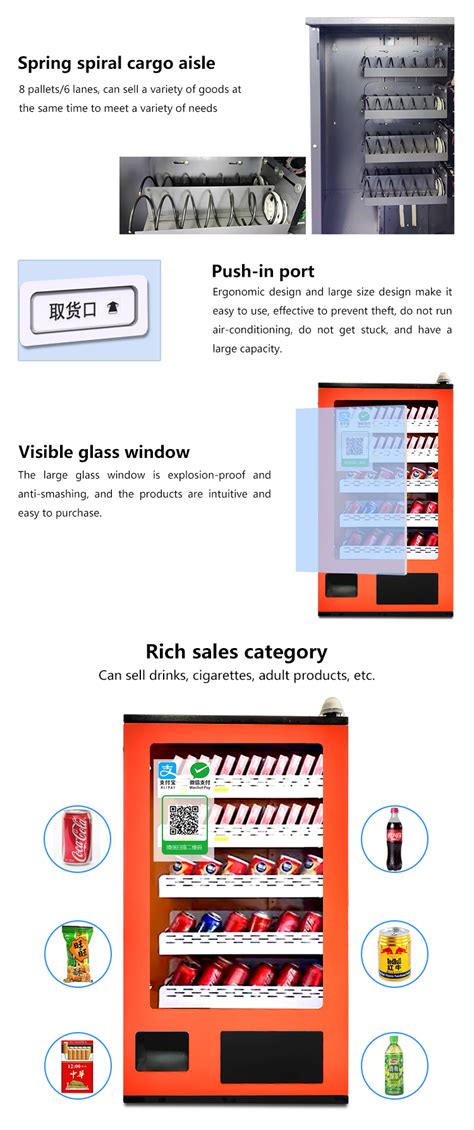 Mini Vending Machine With QR Payment Visual Online Support