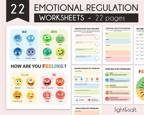 Free Zones Of Regulation Worksheets For Emotional Regulation Activities