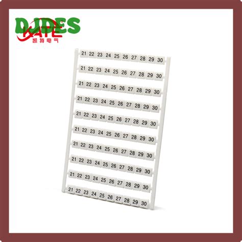 Djdes 1ชิ้น Dek6 Zack Marker Strip พร้อมเครื่องหมายตัวเลขเปล่าสำหรับ