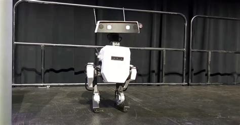 Watch Disneys New Two Legged Robot Dance Emote And Follow People Around