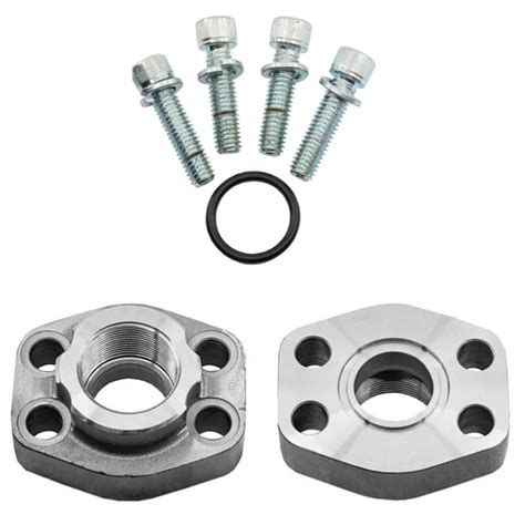 Code 62 Flange Block X Uno Female With O Ring Groove Hydraulic Parts