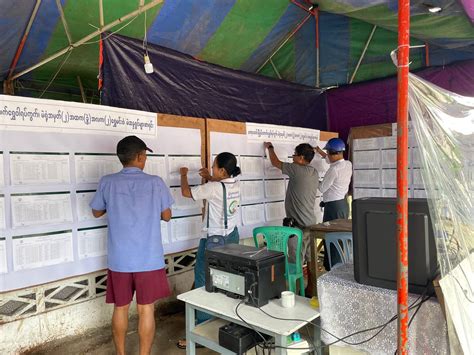 ကော့သောင်းမြို့နယ်အတွင်းရှိ သက်ဆိုင်ရာ ရပ်ကွက် ကျေးရွာများတွင် မဲဆန္ဒရ