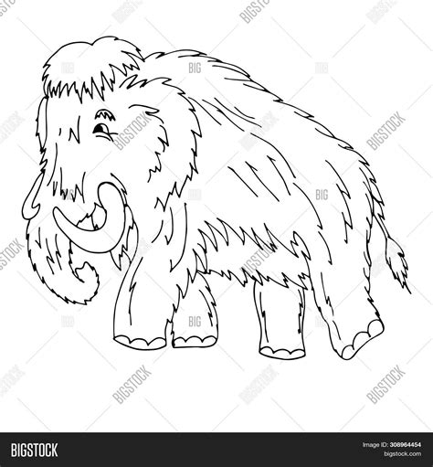 Cartoon Mammoth Image And Photo Free Trial Bigstock