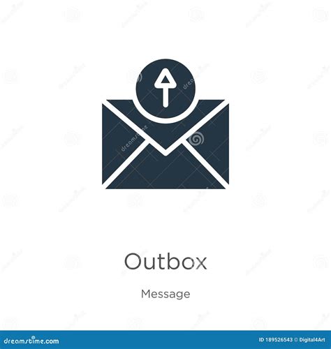 Outbox Icon Vector Isolated Outgoing Email Icon Vector Design CartoonDealer Com
