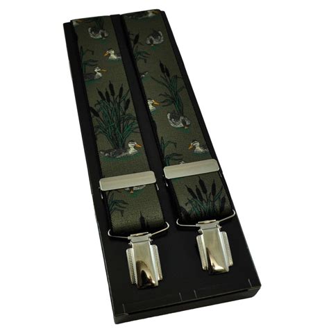 Ducks Swimming Mens Trouser Braces From Ties Planet Uk