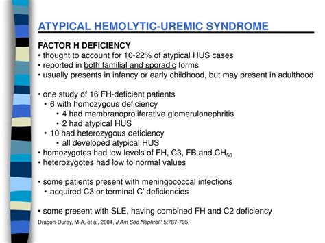 Complement Factor H Deficiency Treatment At James Velarde Blog