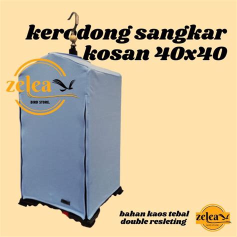 Jual Kerodong Lomba Premium Sangkar Burung Kosan 40x40 Double Resleting Kanan Kiri Atas Bahan