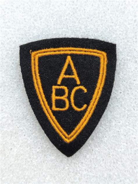 Funktionsabzeichen Abc Offiziere Angehörige Des Abc Dienstes Und Abc Zuges Ord 1949 Mit
