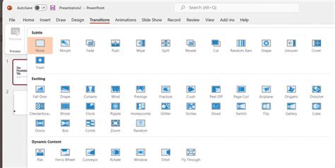 Transitions Tab Powerpoint Design Ideas Slidemodel Transitions Tab Powerpoint Design Ideas Slidemodel