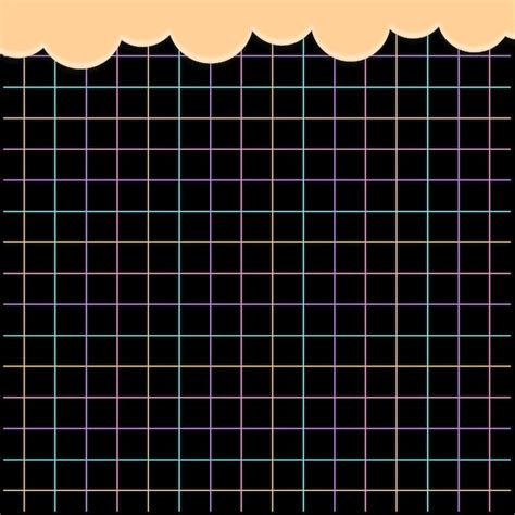 귀여운 배경 그리드 패턴 터 프리미엄 벡터