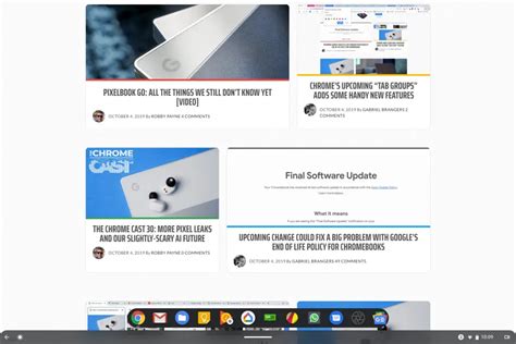 Google Prepping New Chrome OS Tablet Mode UI Based On Android 10 Gestures