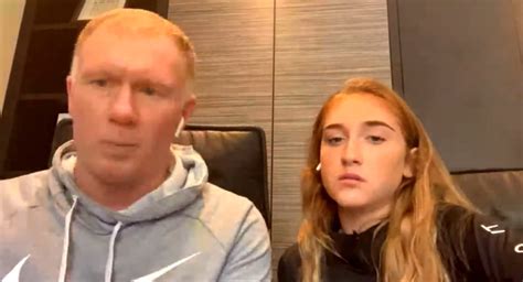 Paul Scholes Daughter Alicia The Rising Star Whos Carving Her Own